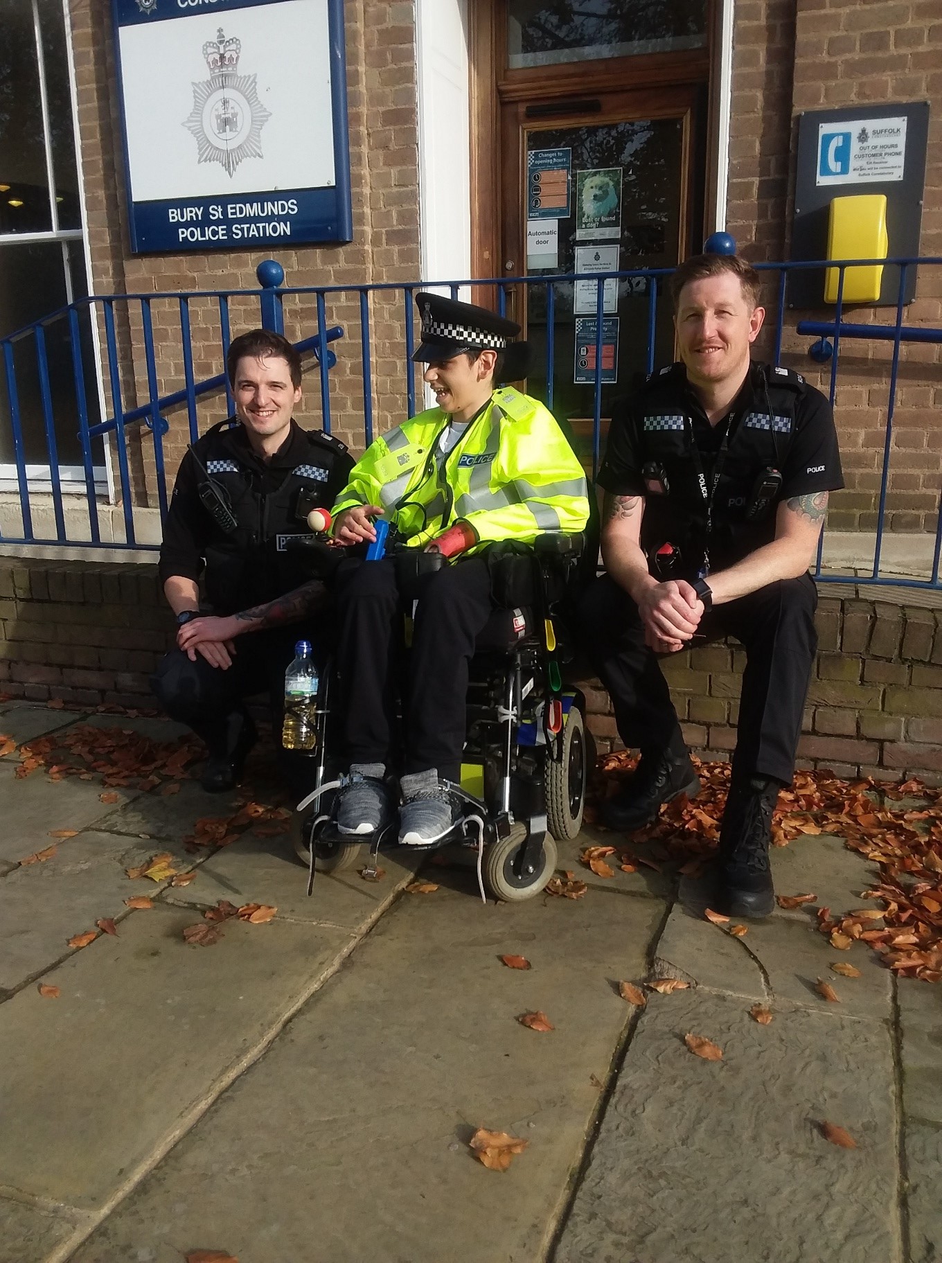 Staff and officers at Bury St Edmunds Police Station put a smile on a ...