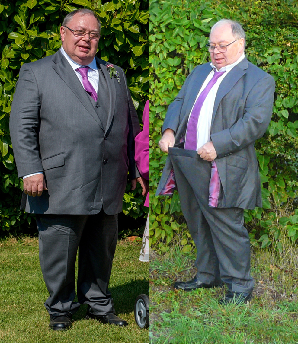 Allan loses five stone during lockdown with help from local slimming ...